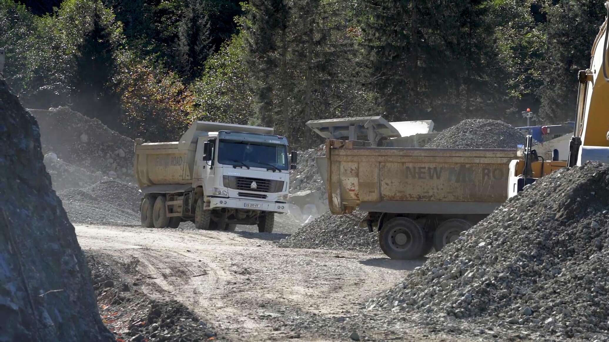 საქართველო–აზერბაიჯანის საზღვრისკენ მიმავალი გზის მშენებლობა იწყება ...